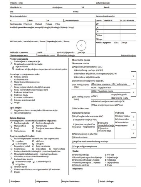 Kako točno pročitati nalaz Papa testa? - Poliklinika Došen